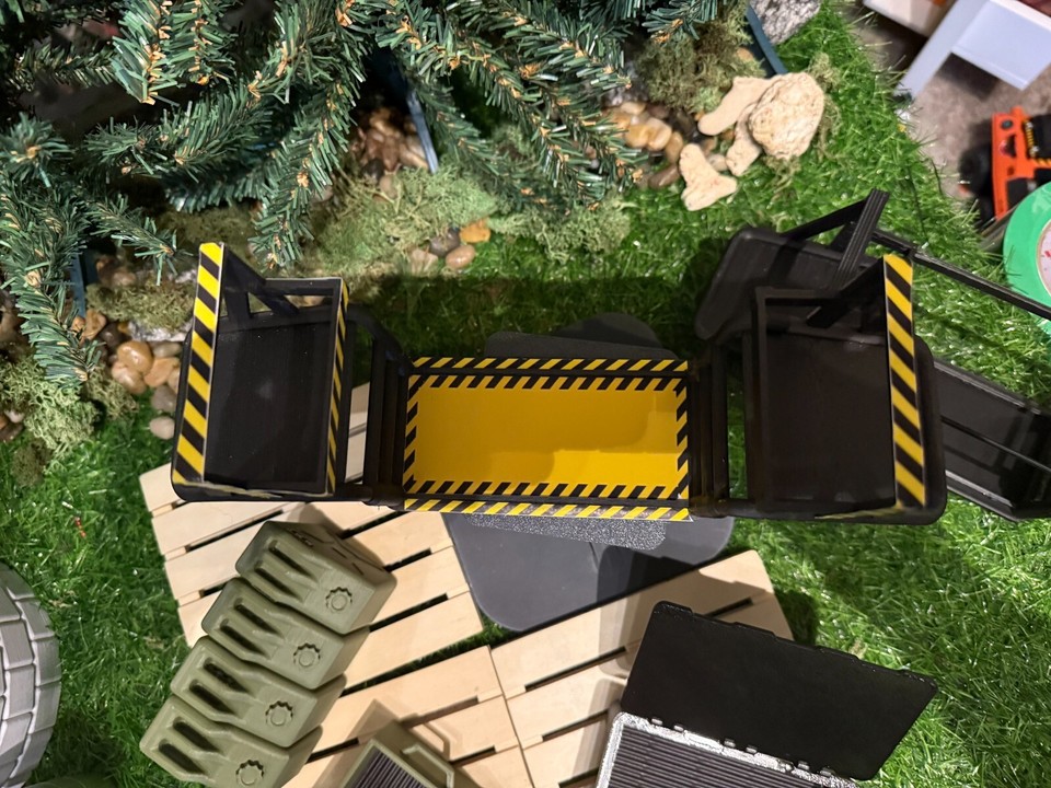 Gi Joe Adventure Team ATV Custom Fuel Rack with Storage Containers / 3D ...