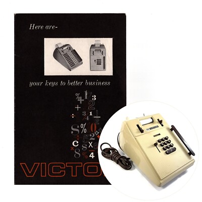 ORIGINAL Victor Adding Machine Instruction Manual Champion Series Vtg ...