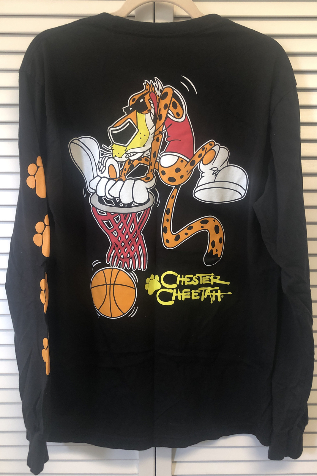 Cheetos Chester Cheeta Mens Long Sleeve Basketball Gr… - Gem