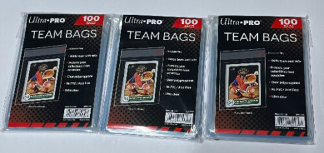 Ultra PRO Team BAGS Reasealable or PENNY Sleeves 100 200 500 1000 5000 ...