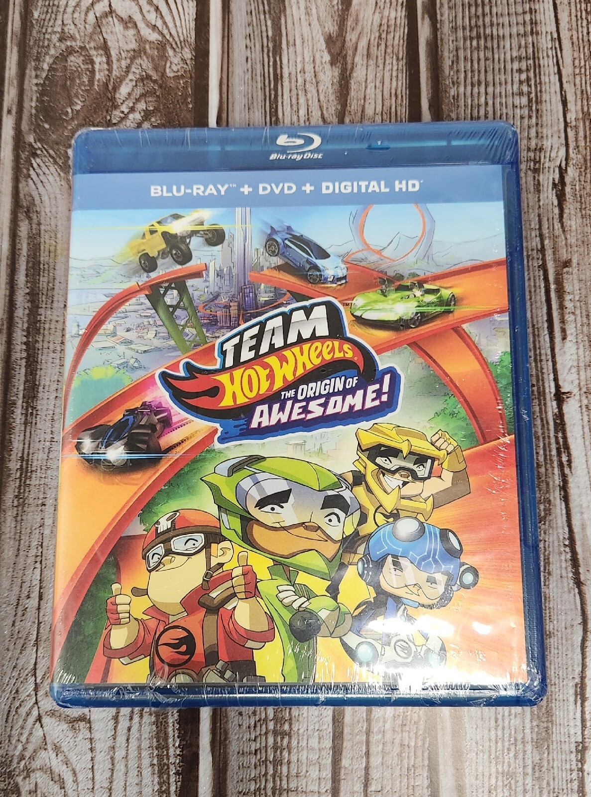 Team Hot Wheels: The Origin of Awesome (Blu-ray/DVD, 2014, 2-Disc Set ...