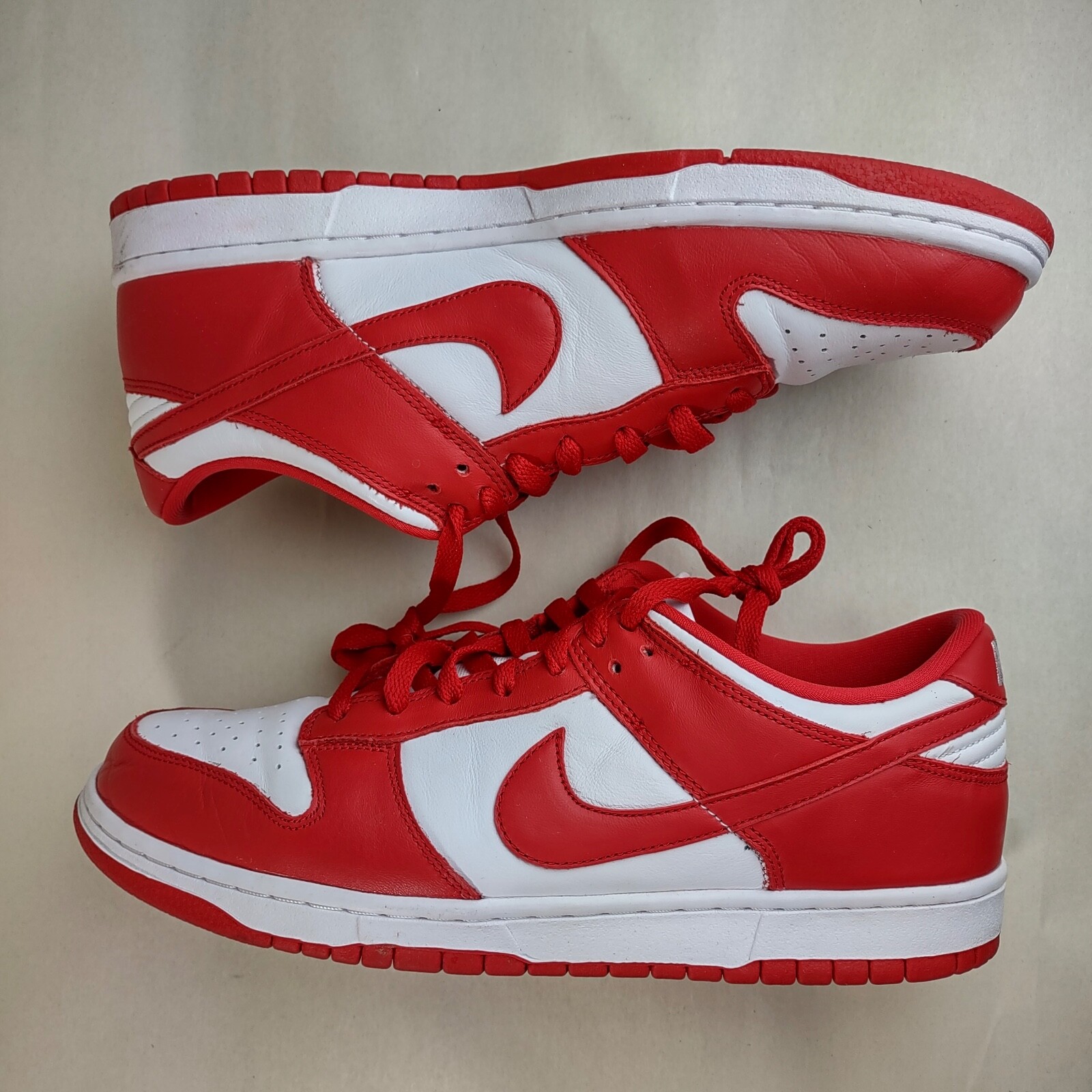 Nike Dunk Low SP St Johns 2020 White University Red Shoes CU1727-100 ...