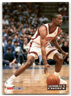 1993-94 NBA Hoops Admiral's Choice Basketball Card Kenny Anderson #AC3 ...