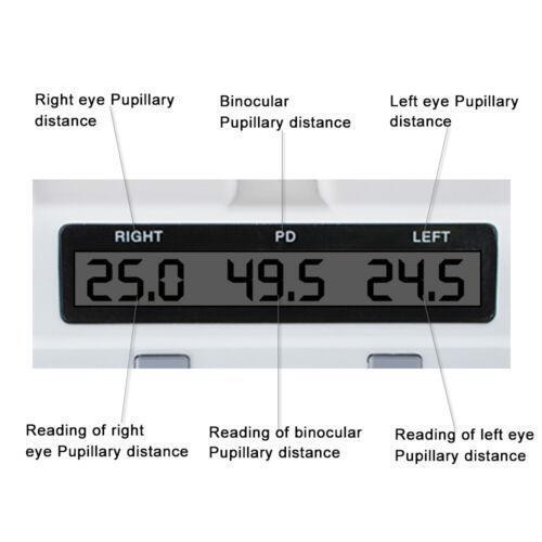 Digital LCD Optical Pupilometer PD Pupil Meter Optometry Equip Battery ...