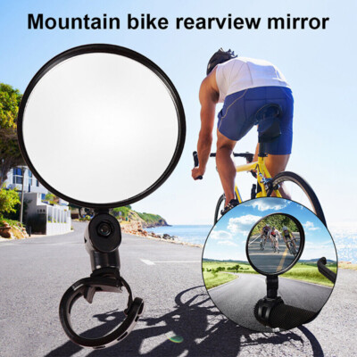 1pcs 360° Rotate Bike Bicycle Cycling Side Rear View Handlebar Rearview ...