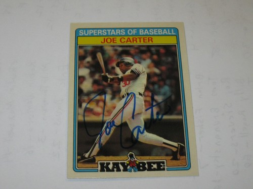 Joe Carter Autograph Baseball Card 2 | eBay