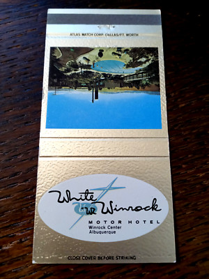 Vintage Matchbook: White Winrock Motor Hotel, Albuquerque, NM | eBay