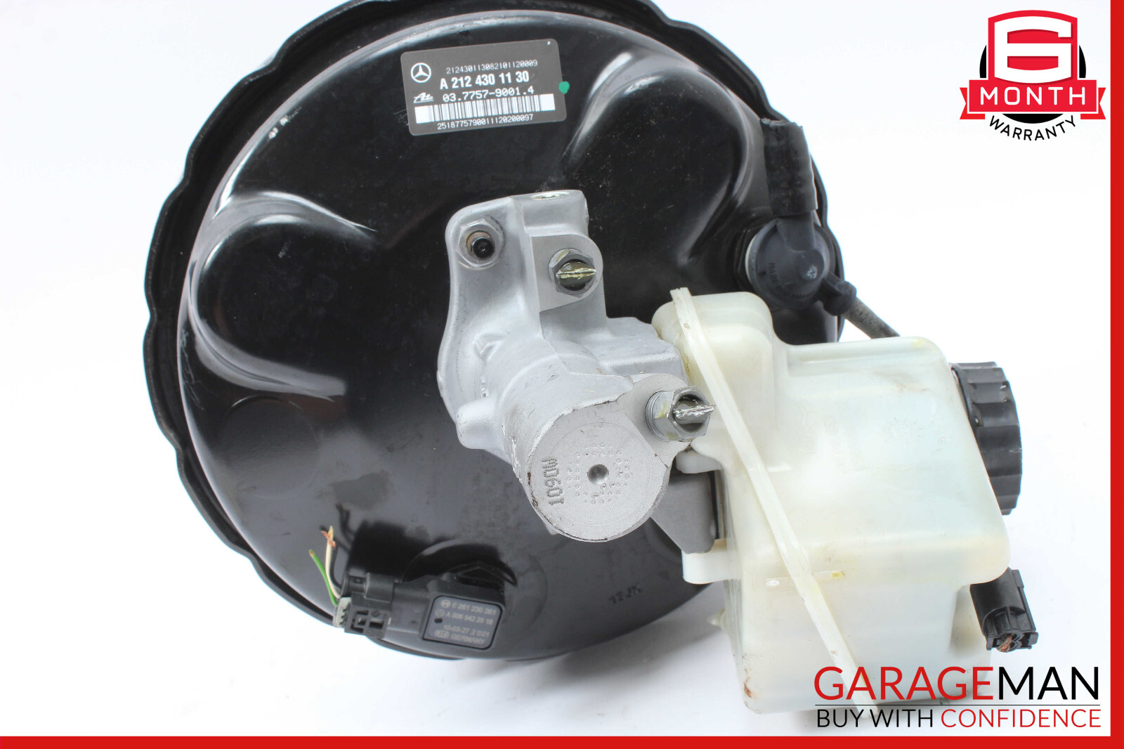 08-14 Mercedes W212 E350 Master Cylinder Power Brake Booster 2124301130 ...
