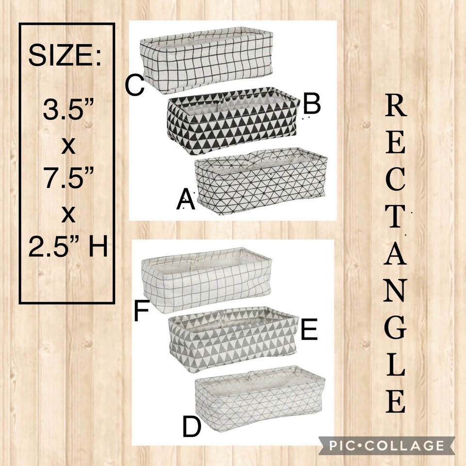 JOT Collapsible Fabric Storage Organizers – Printed Design – Multi ...