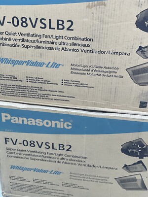Panasonic FV-08VSLB2 Whispervalue VENTILATION FA /LIGHT COMBINATION | eBay