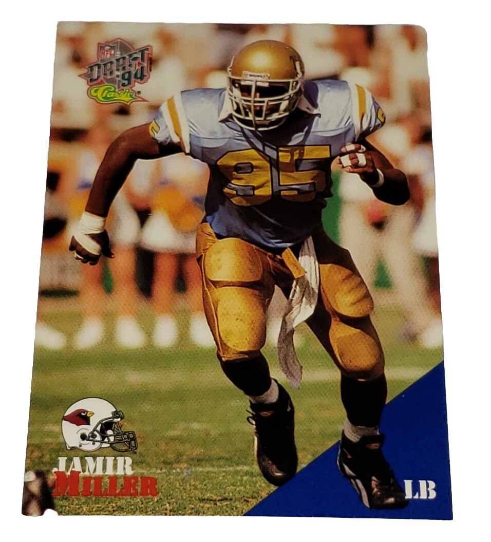 1994 Classic NFL Draft #28 JAMIR MILLER Arizona Cardinals Football ...