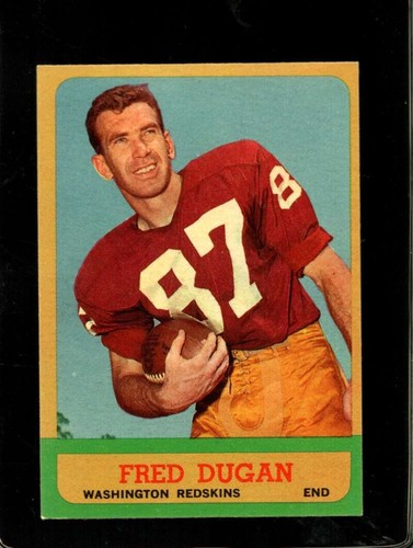 1963 TOPPS #161 FRED DUGAN NM SP REDSKINS *SBA6916 | eBay