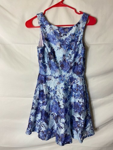 SPEECHLESS WOMENS JUNIORS BLUE PURPLE STUNNING SIZE XS XSMALL DRESS ...