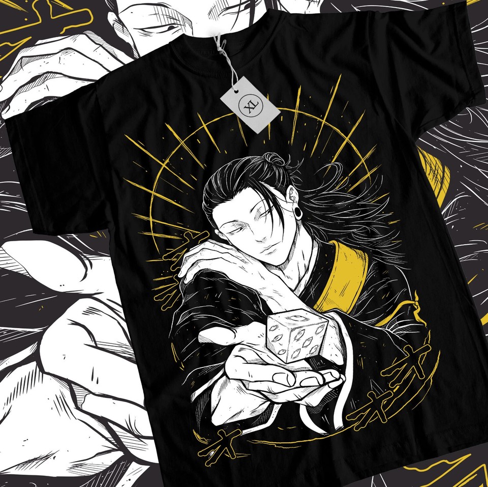 Suguru Geto T-shirt Jujutsu Kaisen Shirt Getou Jjk Anime Black Shirt ...