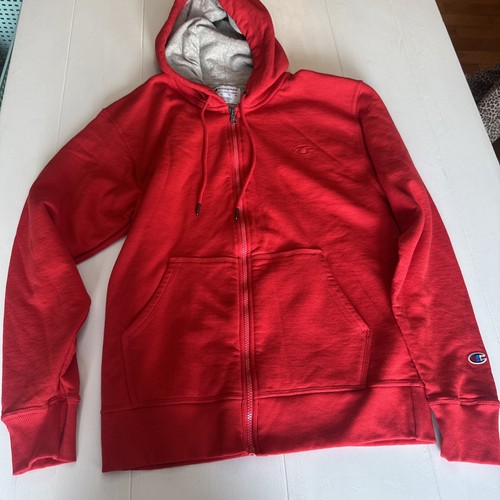 Men’s Red Champion Full zip Hoodie Size Medium | eBay