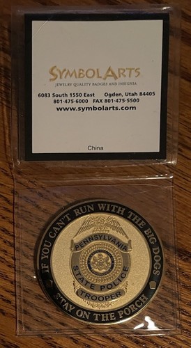 Rare Pennsylvania State Police PSP Highway Patrol Road Dogs Challenge ...