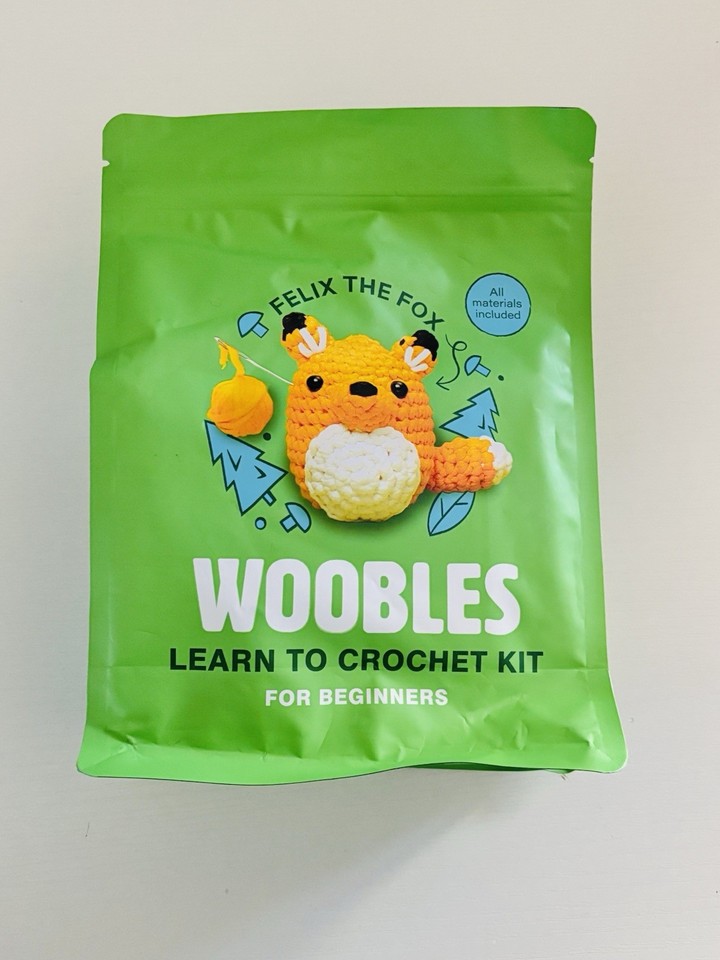 The Woobles Felix The Fox Learn To Crochet Kit For Beginners NEW | eBay