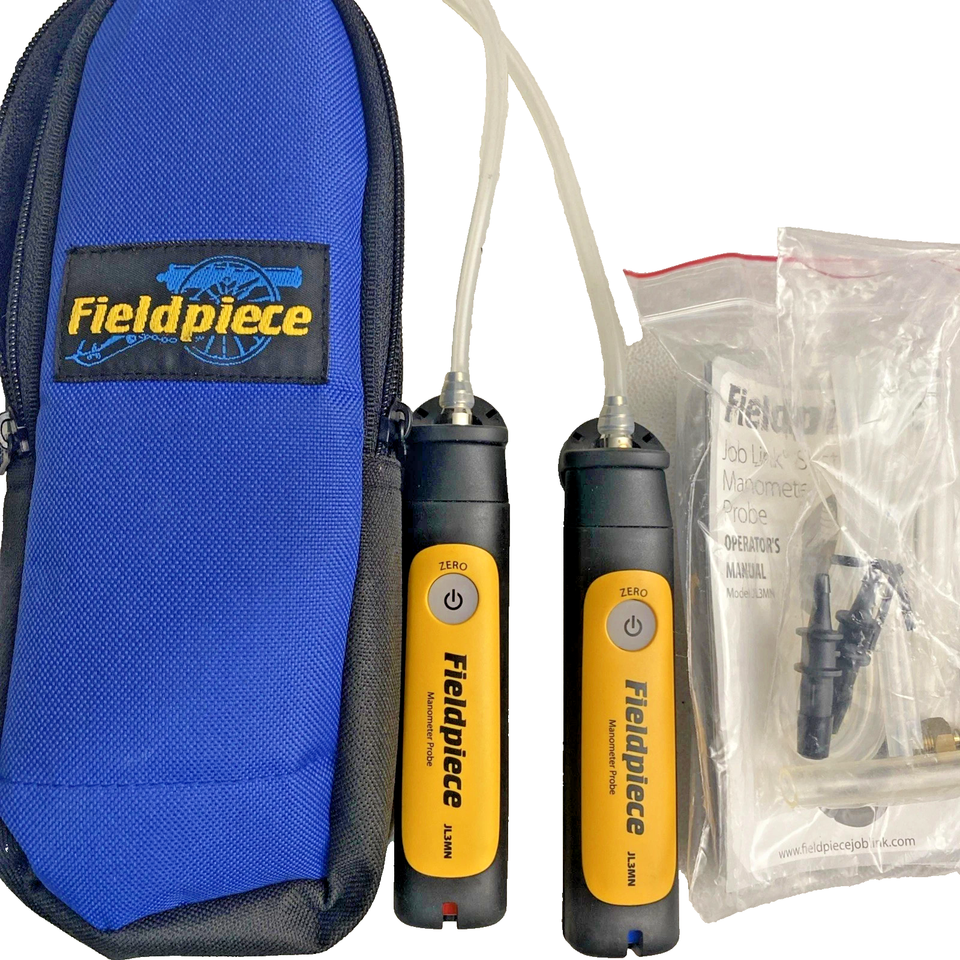 Fieldpiece JL3KM Job Link System Dual Port Manometer Probe Kit | eBay