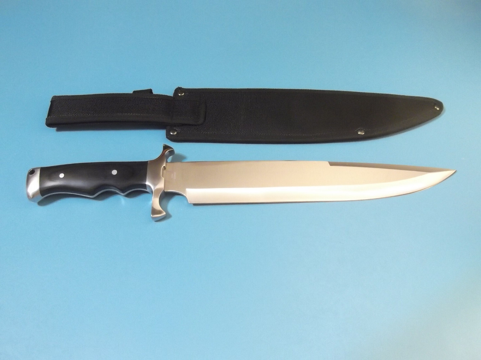 Rite EDGE 211554 Toothpick Bowie black wood fixed blade knife 16 7/8 ...