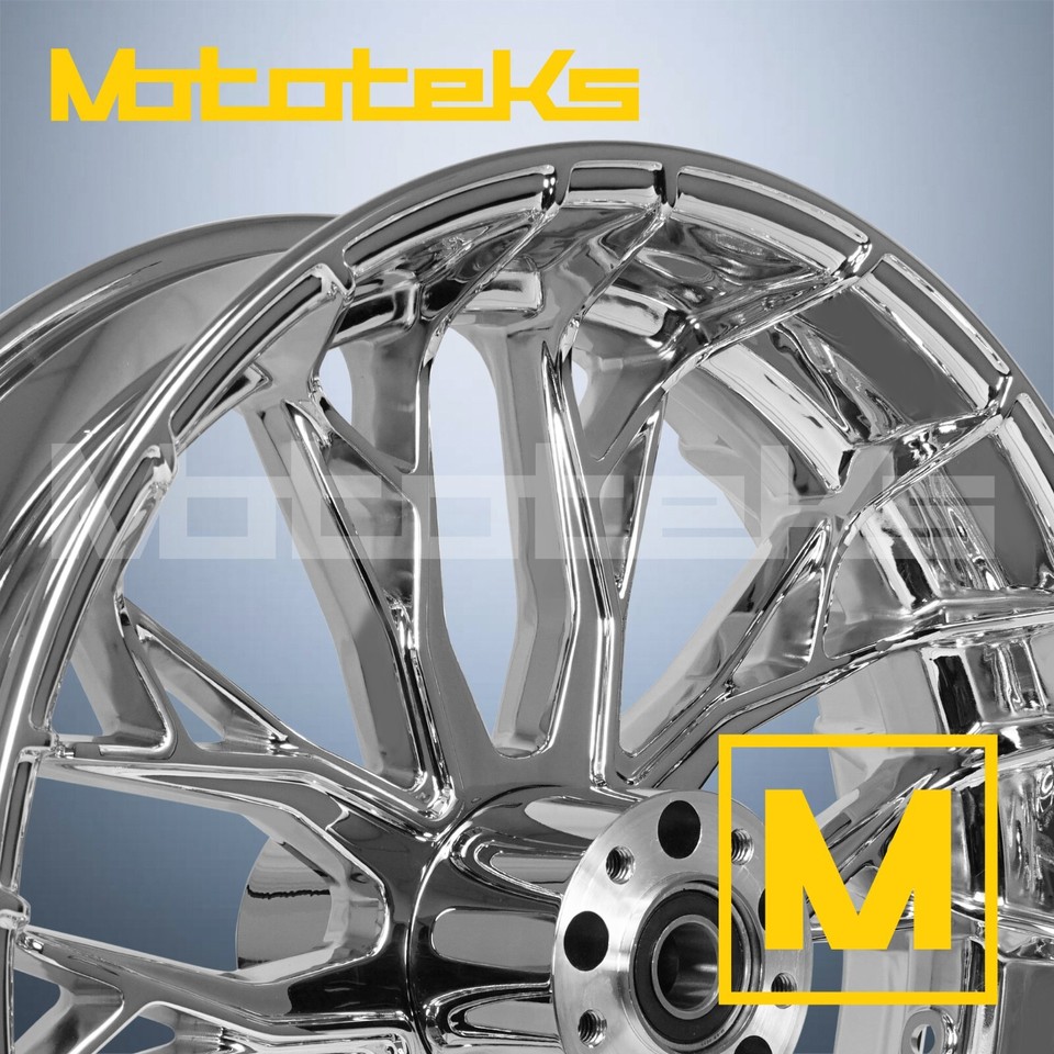 16X3.5 RAIDER MAG WHEEL CHROME FOR HARLEY SOFTAIL SPORTSTER DYNA MODELS ...