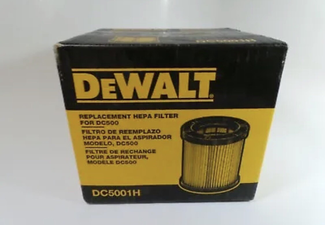 DEWALT DC5001H Replacement HEPA Filter for Dc500 for sale online | eBay
