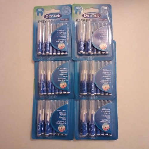 Pack DenTek Easy Brush Reusable Interdental Cleaners, 10x Size 3 Lot 6 ...