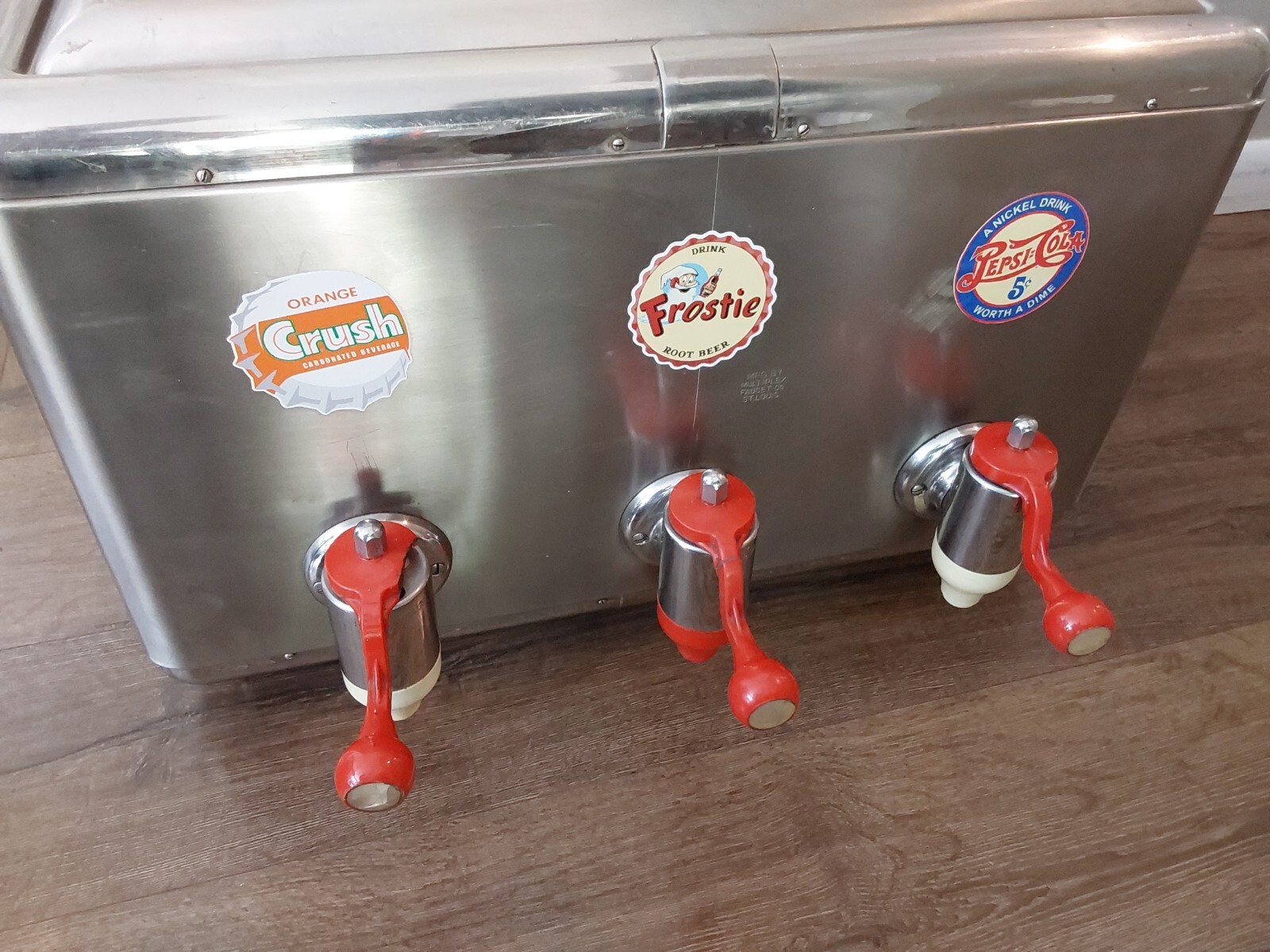 Vintage Multiplex Pepsi Syrup Soda Pop Dispenser 3 Handle Fountain ...