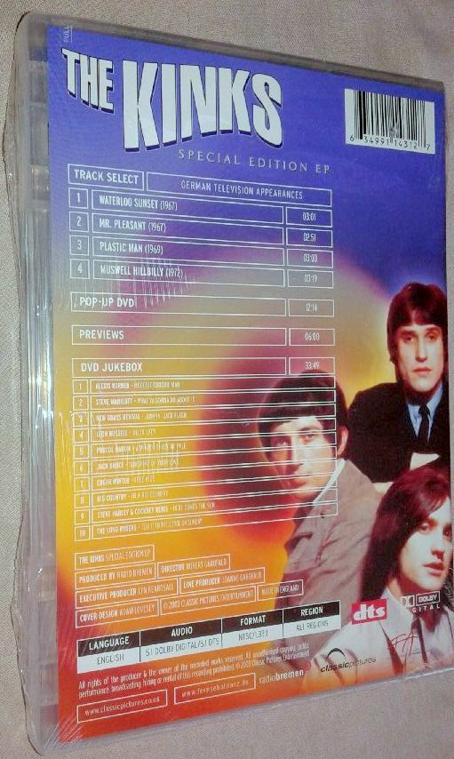 THE KINKS–SPECIAL EDITION EP-DVD FACTORY SEALED | eBay