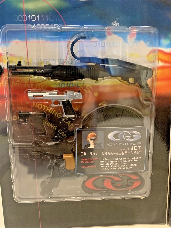 CY GIRLS AGENT JET 1:6 SCALE 12" Action Figure Blue Box Toys BBI 2000 ...