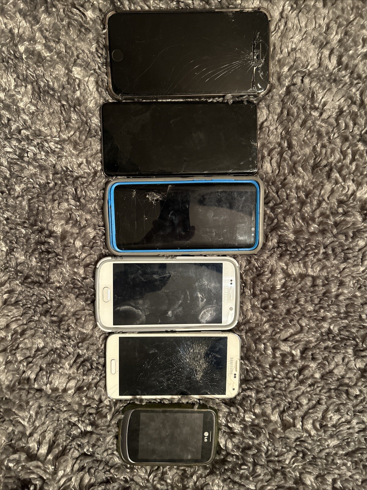 Lot Of 4 Samsung, 1 Apple, & 1 LG Phones. Not Working | eBay