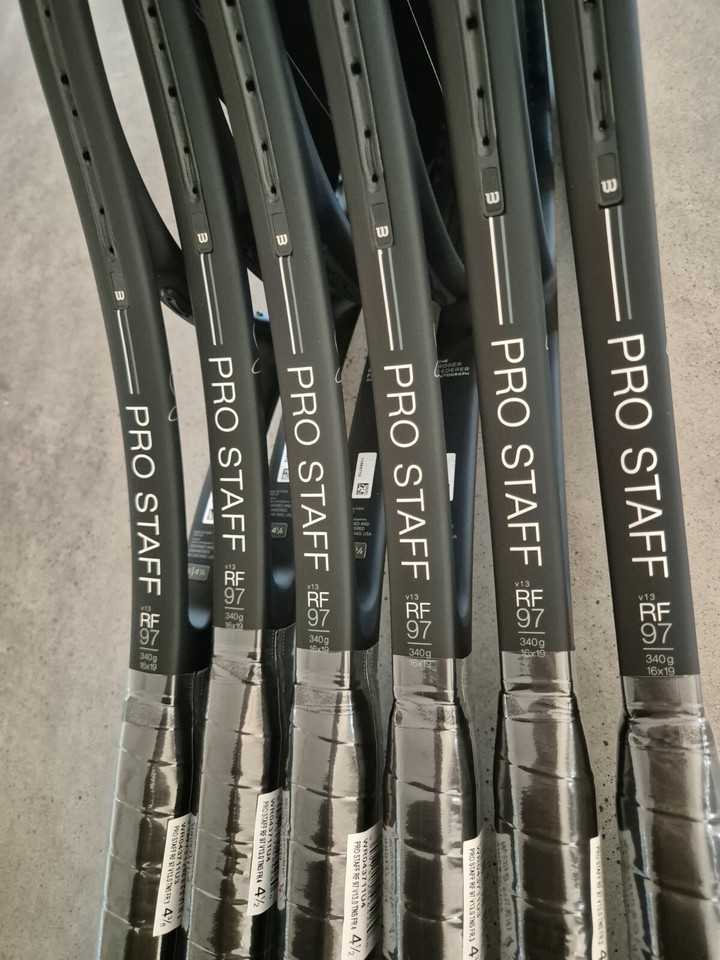 1x Wilson Pro Staff RF97 v13 Roger Federer Autograph Tennis Racquet | eBay