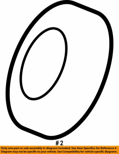 17451-21060 Toyota Gasket, exhaust pipe 1745121060, New Genuine OEM ...