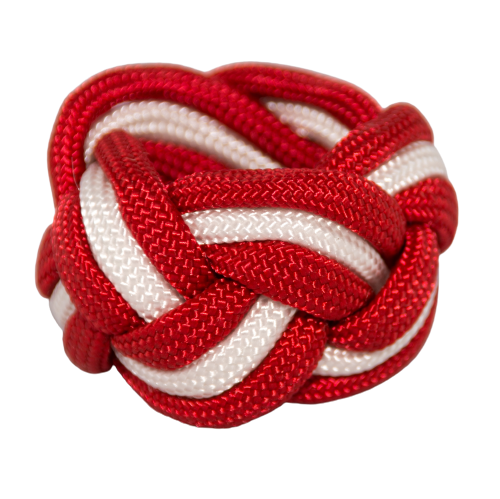 Handmade Scout Neckerchief Slide Woggle Paracord Turks Head Knot Red ...