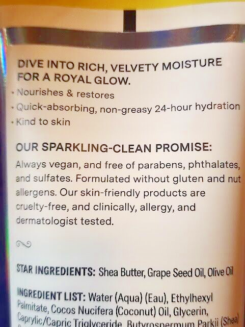 Refreshments Velvety Body Cream Unscented 8 Oz Sealed Tube Vegan Lotion ...