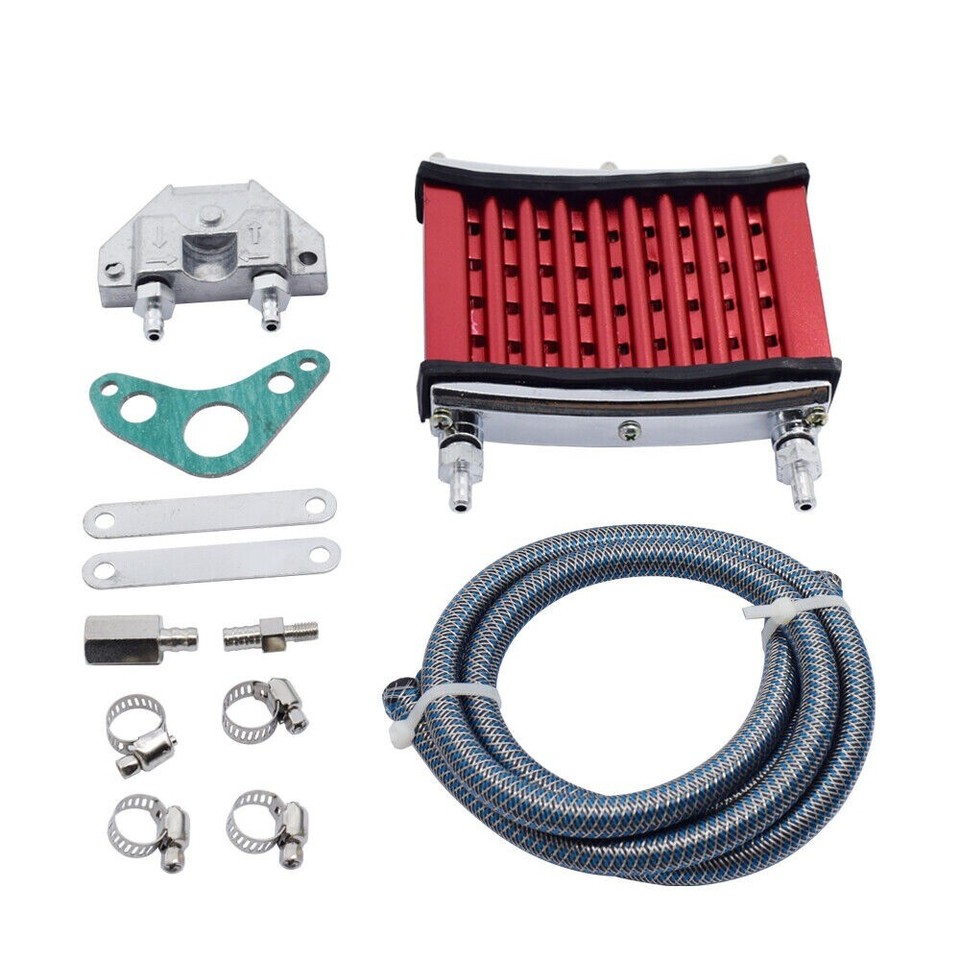 Red Oil Cooler Cooling Radiator For 125cc 140cc 150cc Motor Dirt Pit ...