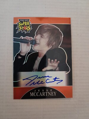 Jesse McCartney /5 Orange Prism Pro Set SS Autograph Card 2021 Leaf Pop ...