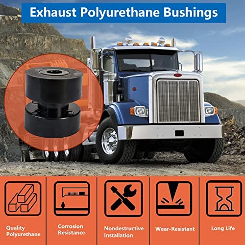 Exhaust Poly Bushings Stack Fit for Peterbilt | eBay