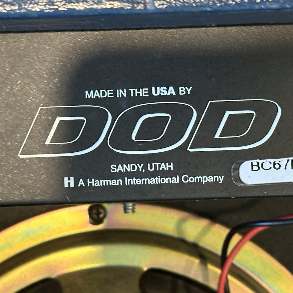 DOD Amp ICE IT With EHO 60 Watt Vintage 1997 Amp 2x8” See Video | eBay