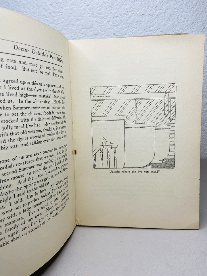Vintage DR DOLITTLE'S POST OFFICE" BOOK BY HUGH LOFTING COPYRIGHT 1923 ...