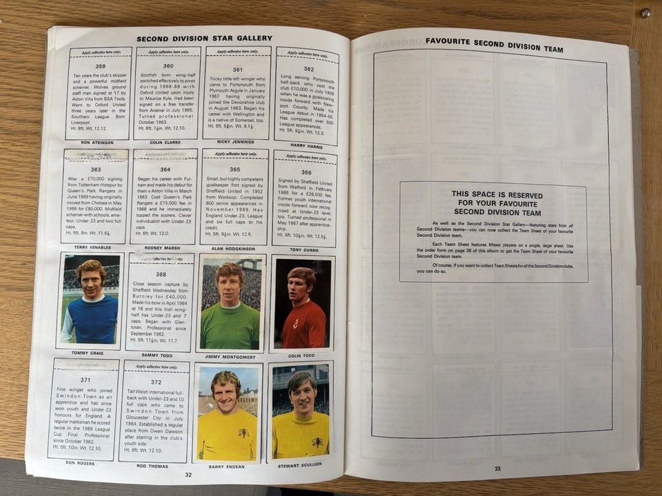 Fks Soccer Stars 1970/71 Gala Edition-P/complete + a Few Spares | eBay UK