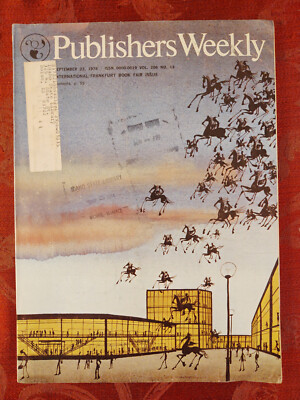 PUBLISHERS WEEKLY Magazine September 16 1974 Shoichi Noma International ...