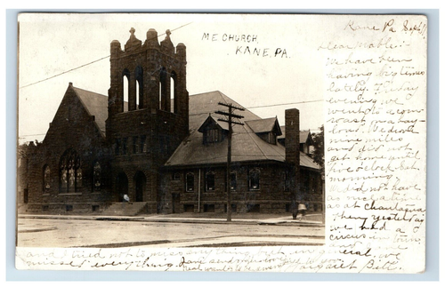 1906 RPPC Me Church Kane, PA. Postcard F81E | eBay