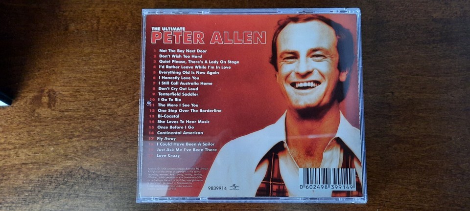 PETER ALLAN - The Ultimate Peter Allen (CD, 2007) Z80 602498399149| eBay