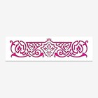 Reusable Ornamental Border Stencil for Scrapbooking, Airbrush, Drawing ...