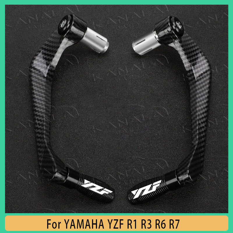 For YAMAHA YZF R1 R3 R6 R7 CNC Brake Clutch Levers Handlebar Guard ...