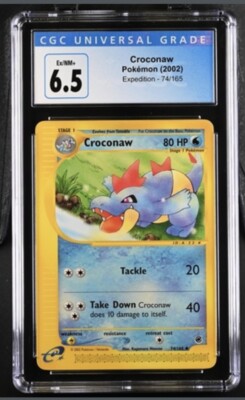 Croconaw Pokémon WOTC Expedition 74/165 CGC 6.5 | eBay