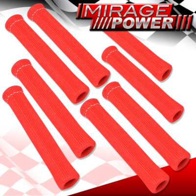 Universal X8 7" Spark Plug Wire Shield Sleeve Insulation Cover Drag Kit ...