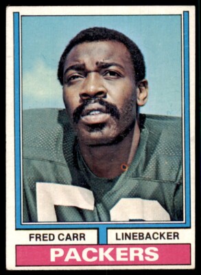 1974 Topps Fred Carr Football Card Green Bay Packers #213 | eBay