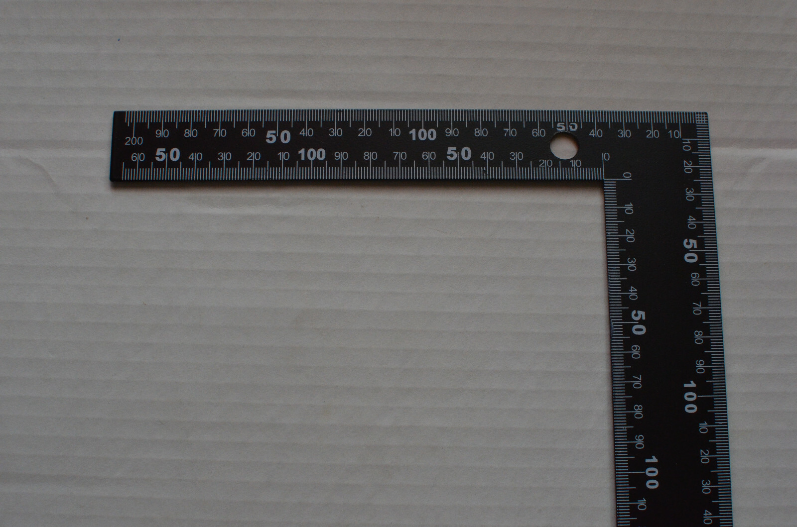 L SQUARE RULER 90 DEGREE 0-12 INCH + 0-30cm 2-SIDED RIGHT ANGLE DIY | eBay