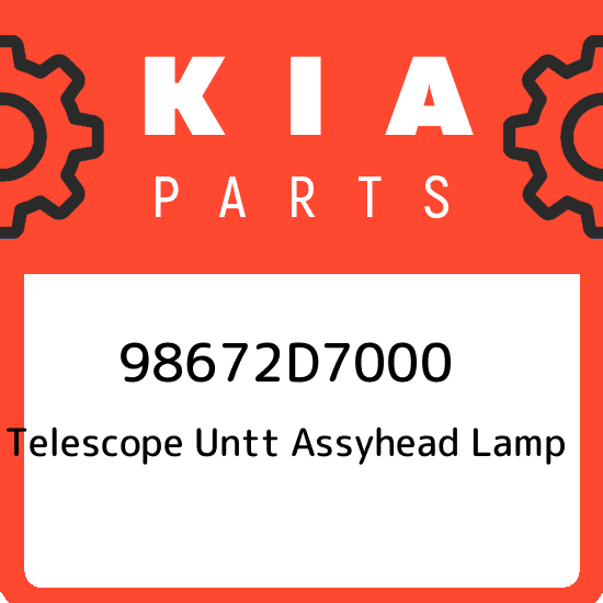 98672D7000 Kia Telescope Untt Assyhead Lamp 98672D7000 Genuine OEM Part ...